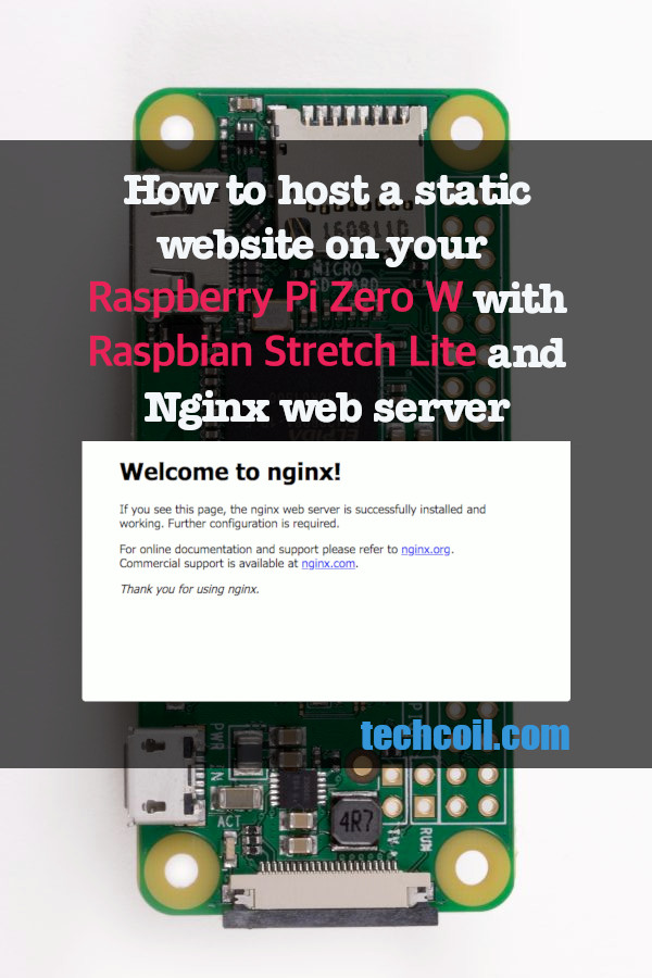  How To Host A Static Website On Your Raspberry Pi Zero W With Raspbian 